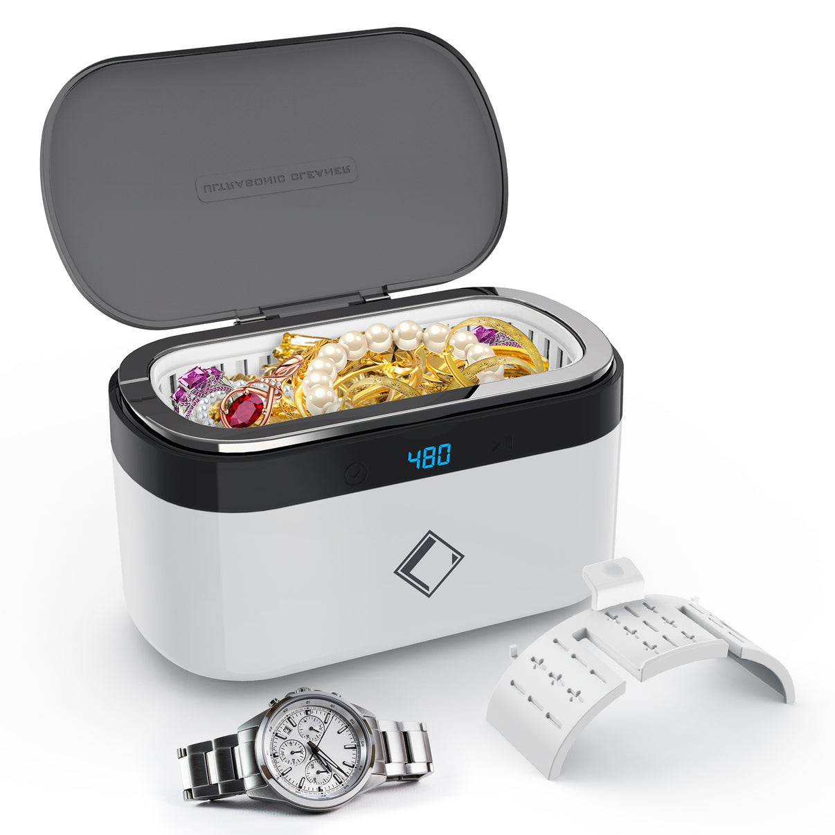 LifeBasis CS1 Digital Ultrasonic Cleaner 500ML Ultrasonic Jewelry Clea